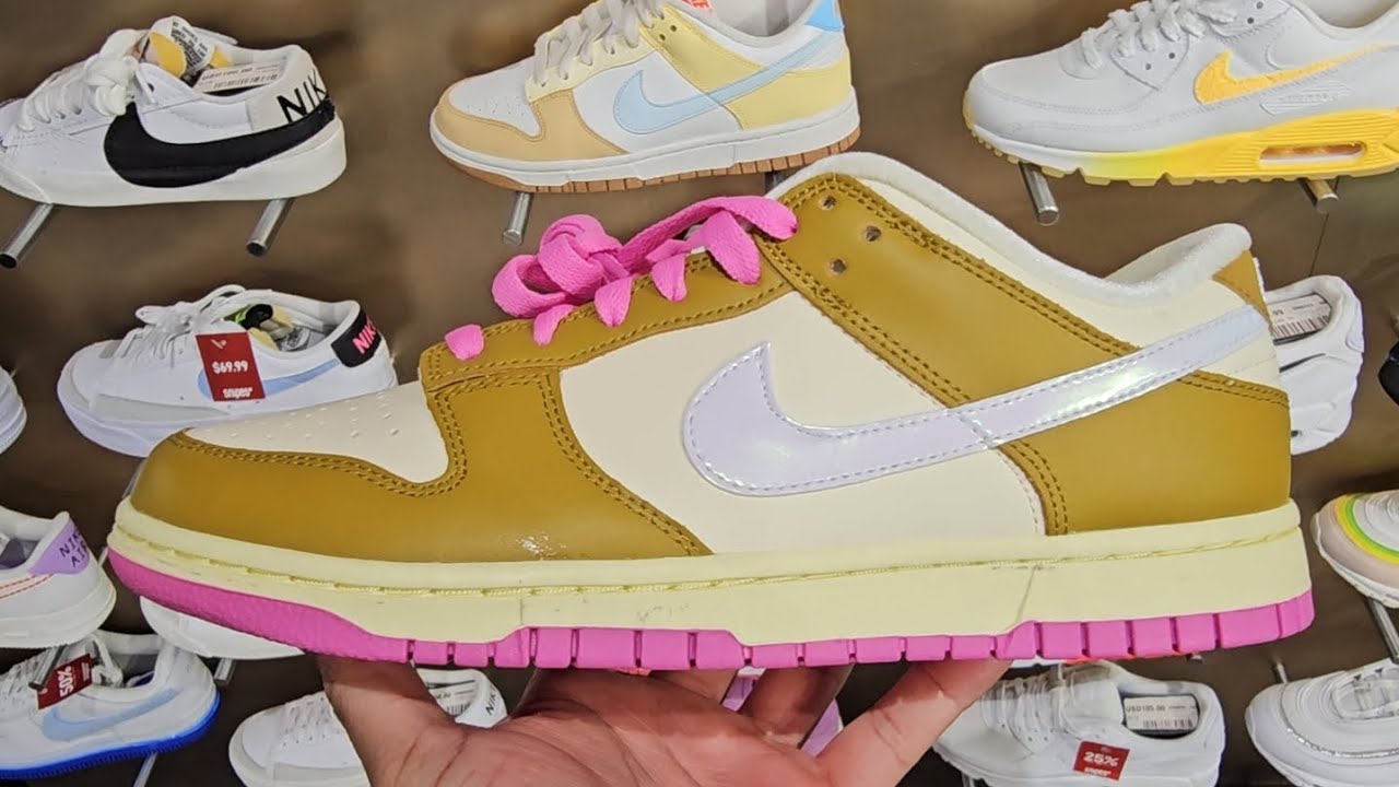 Nike Dunk Low SE Bronzine Pink 4K POV / Don Alpha Cleat SKU: FD8683-700 ...
