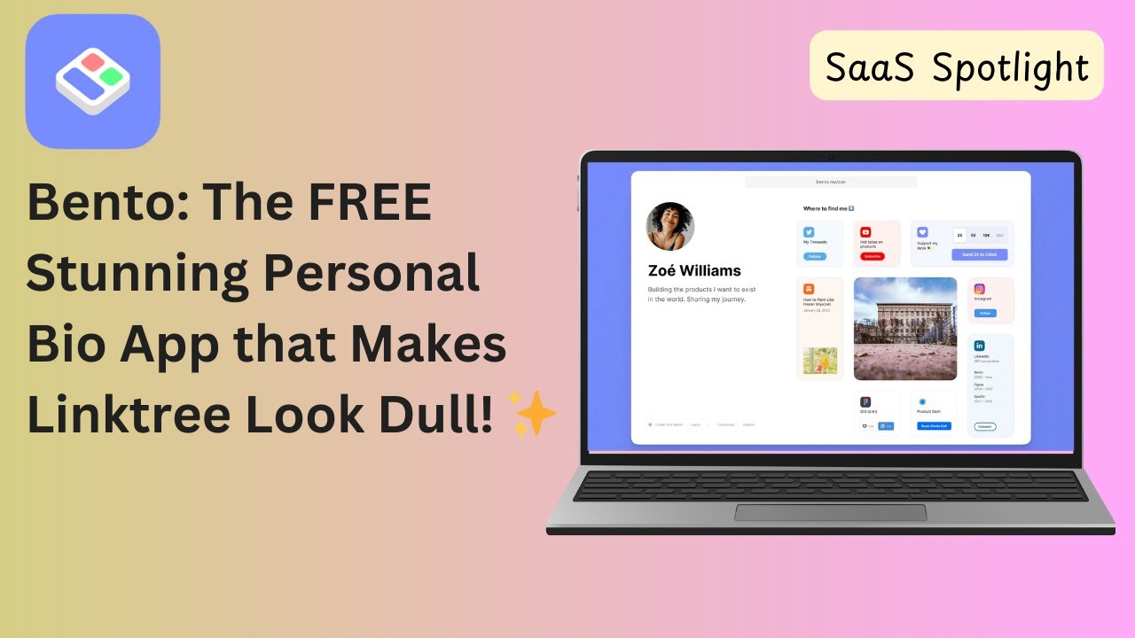 Bento.me: The FREE Ultimate Bio Link App That Turns Your Online ...