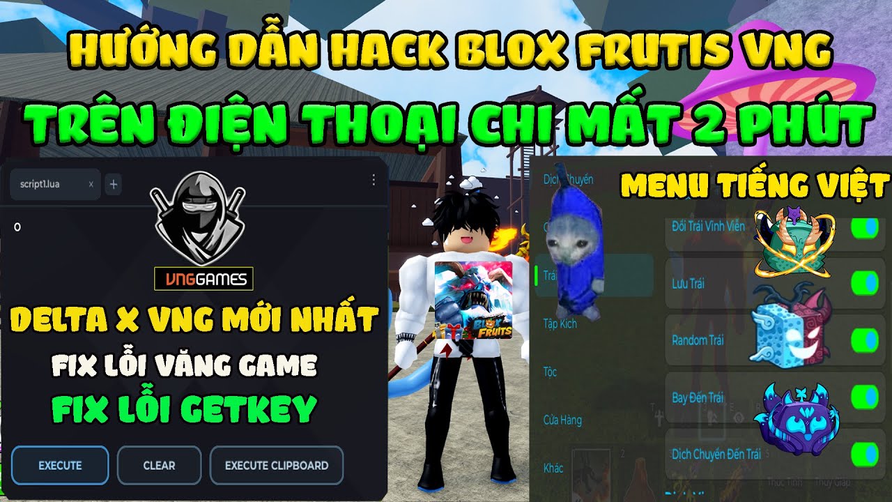 Hướng Dẫn Hack Blox Fruits 22 DELTA X VNG V22 Mới Nhất Trên Điện Thoại ...