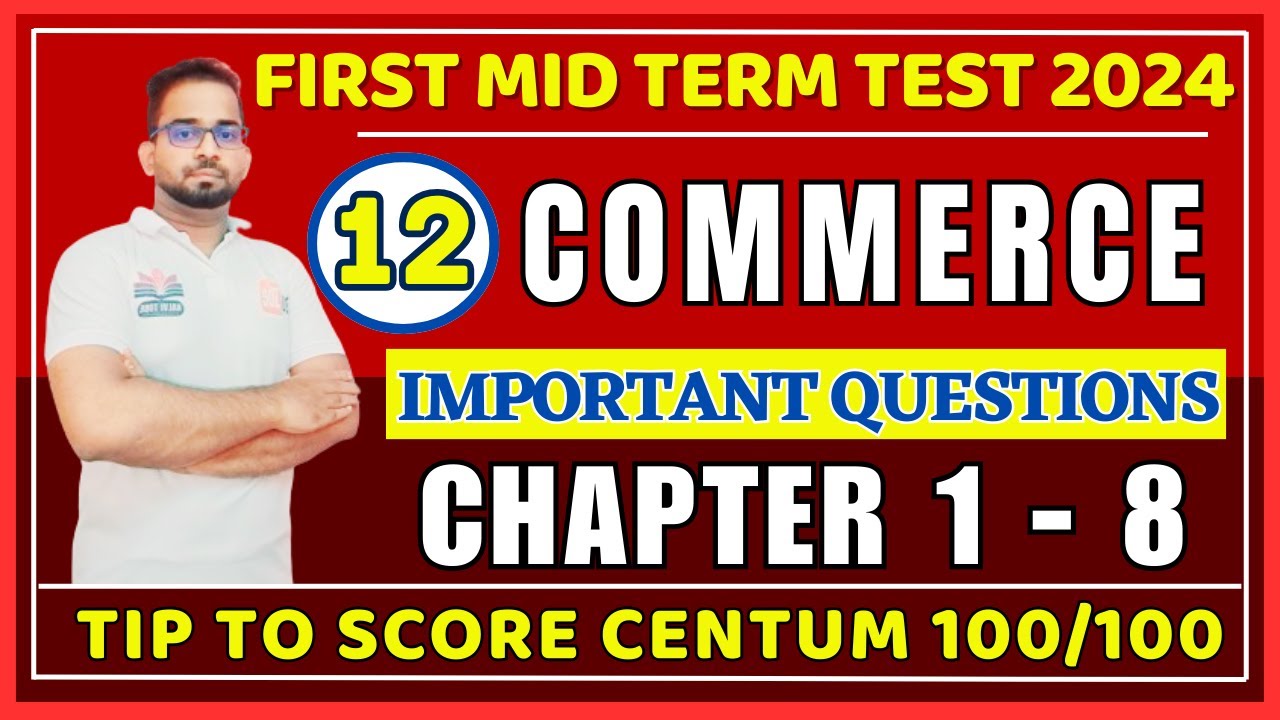 12th Commerce Chapter 1,2,3 | Important 2m,3m,5m Questions | 1st Mid ...