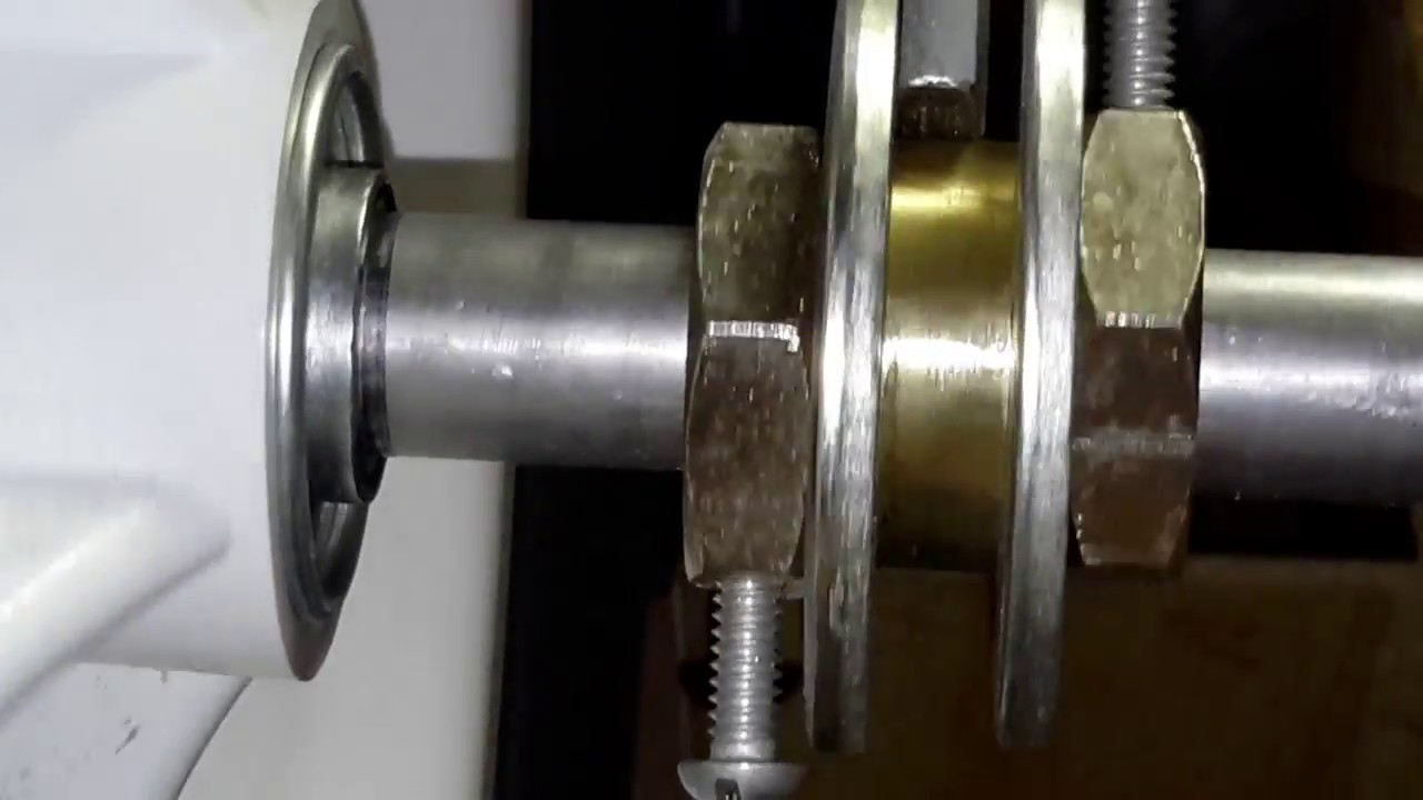 Can Crusher Machine - Camshaft idea to jostle the can hopper. - YouTube