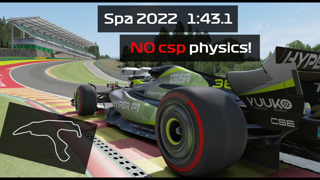 Assetto Corsa - RSS Hybrid 2023 V1 (NO csp) - SPA 2022 HOTLAP + SETUP 1 ...