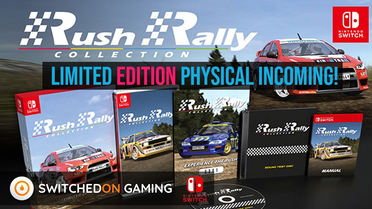 Rush Rally Collection - physical release on Nintendo Switch - YouTube