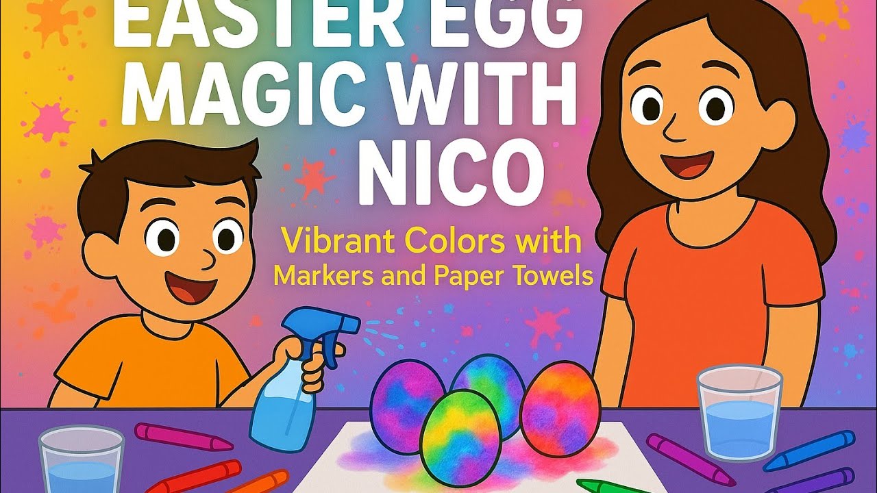 How to Dye Easter Eggs with Markers and Paper Towels – Easy and Fun for ...