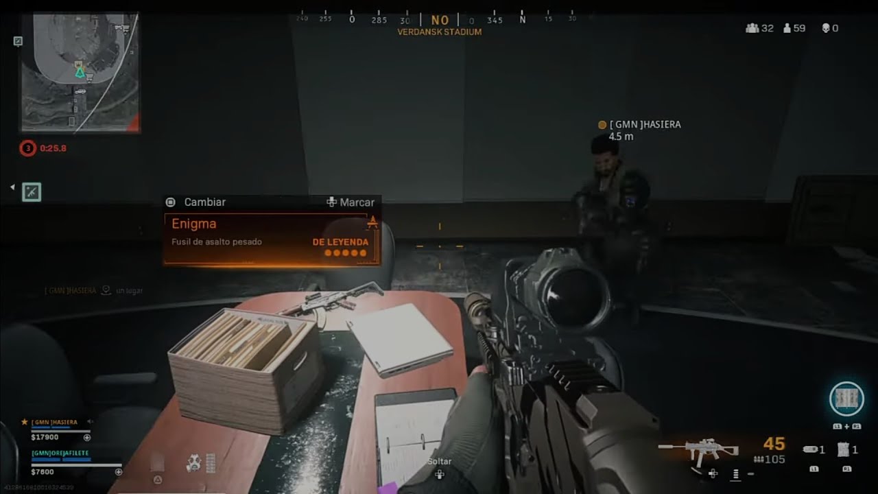 BR-DUOS con HASIERA, conseguir la CR-56 Amax ENIGMA Completando el ...