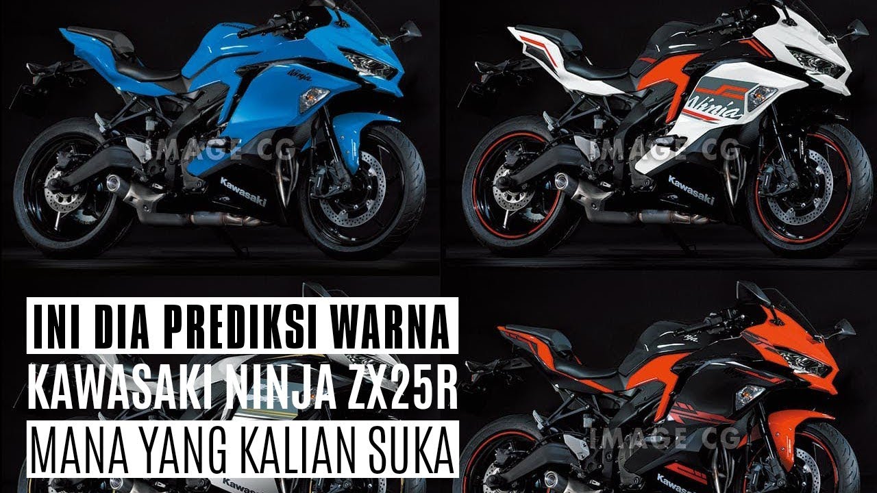 INI PILIHAN WARNA KAWASAKI NINJA ZX25R - YouTube