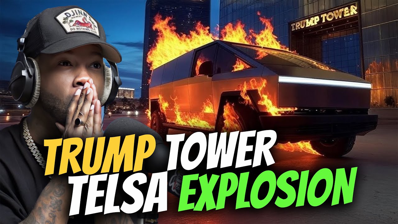 TESLA Cybertruck EXPLOSION at TRUMP TOWER: Terrorist Attack or ...