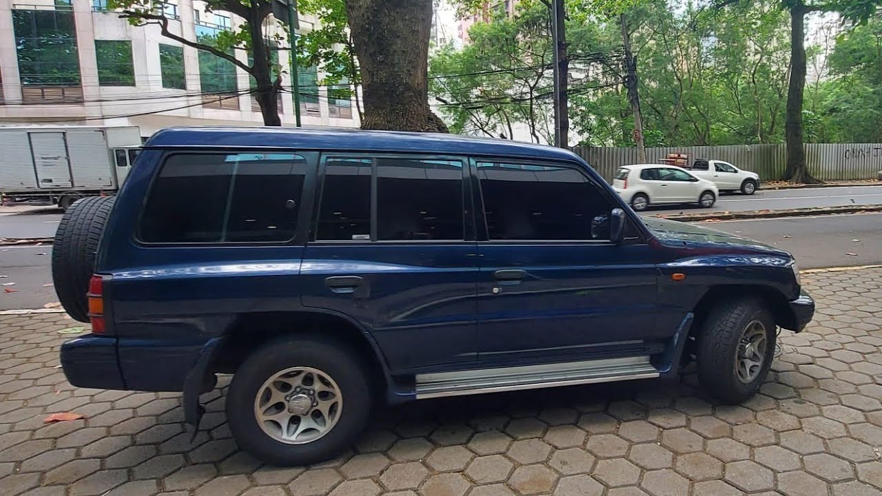 Pajero Azul E Branco
