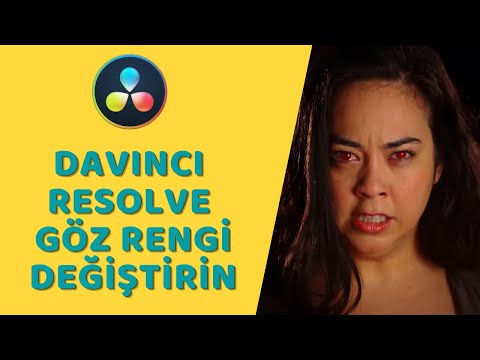 DaVinci Resolve Fusion - Göz Rengi Değiştirme