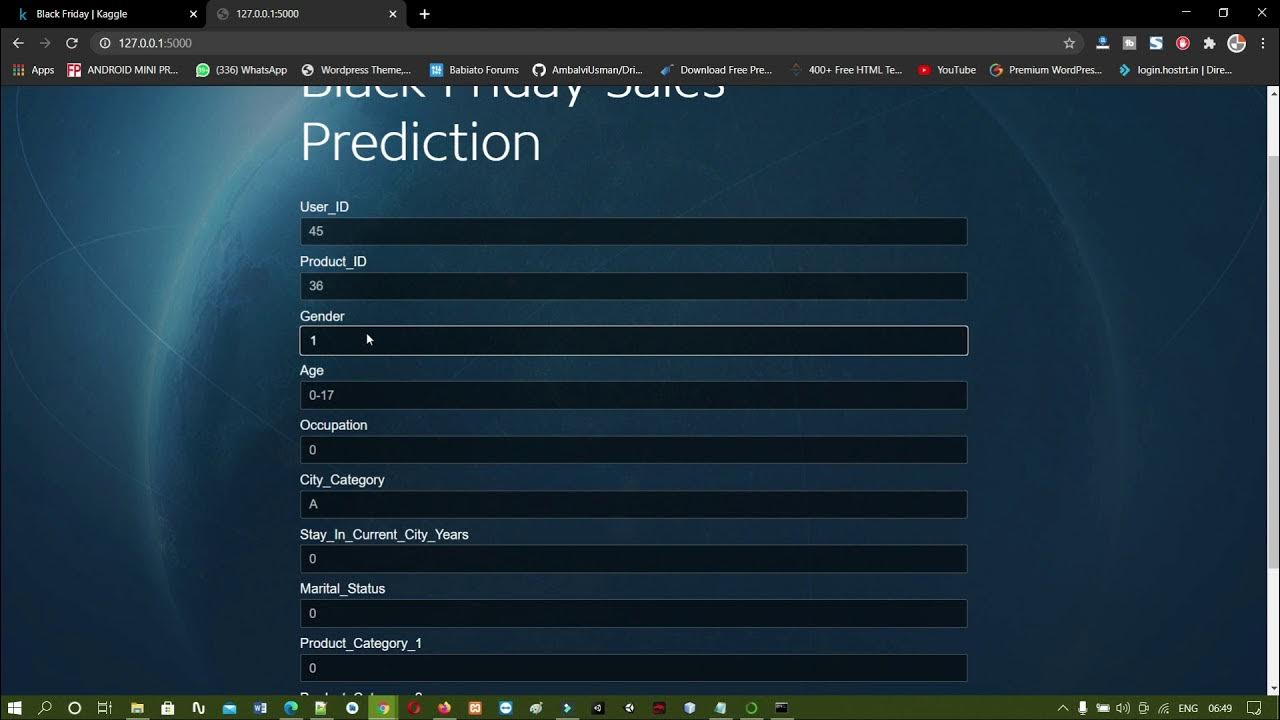 Black Friday Sales Prediction project with source code, Machine ...