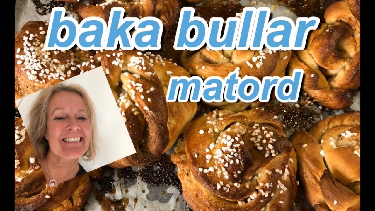 Lär dig svenska - baka bullar - kanelbullens dag - Recept - ord mat ...
