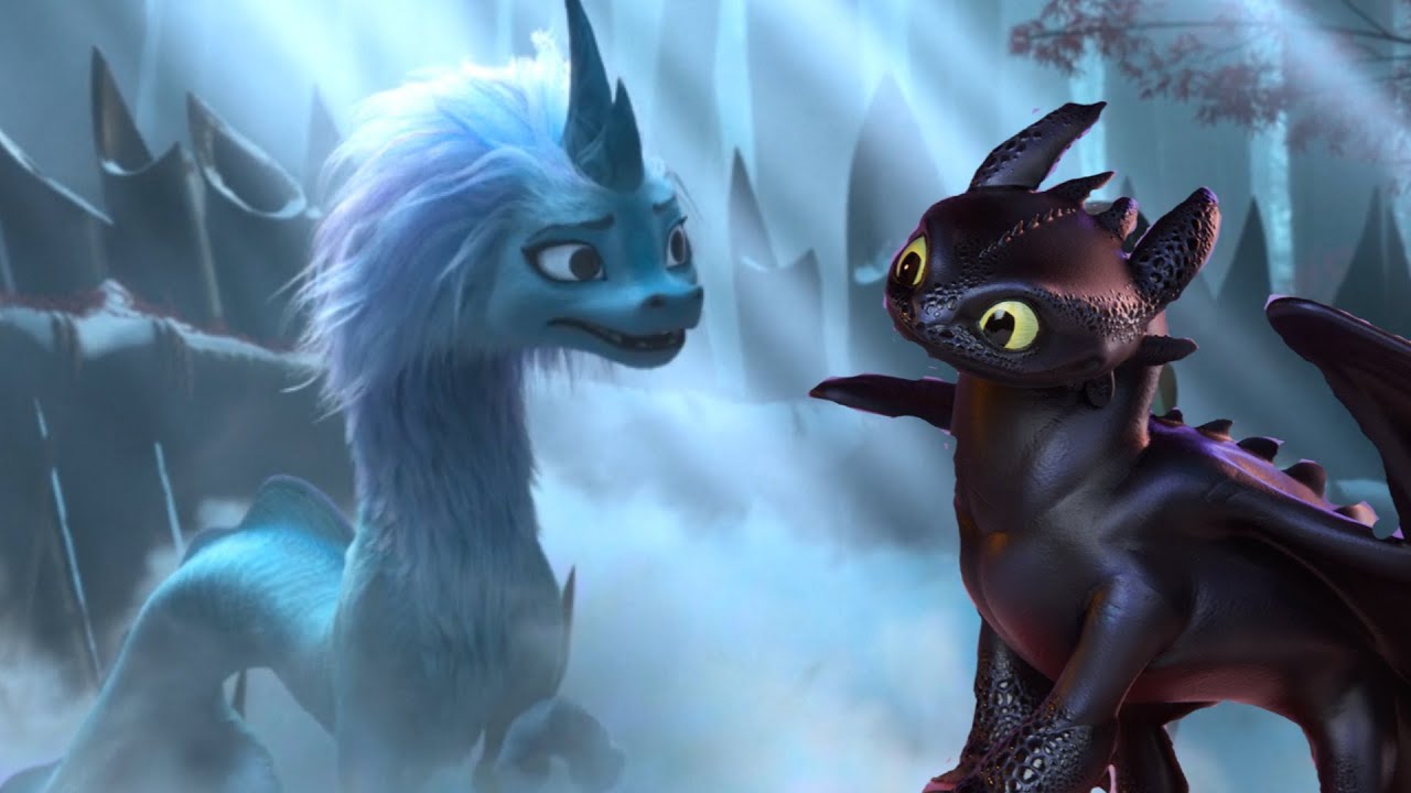 Raya and the Last Dragon 2: Sisu Meets Toothless 🐉 CTN Disney - YouTube