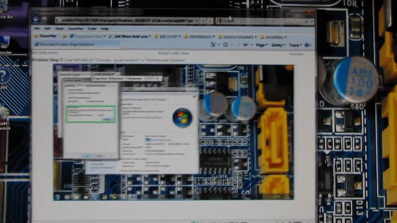 Windows 7, 8,10 PSR (Problem Steps Recorder) - YouTube