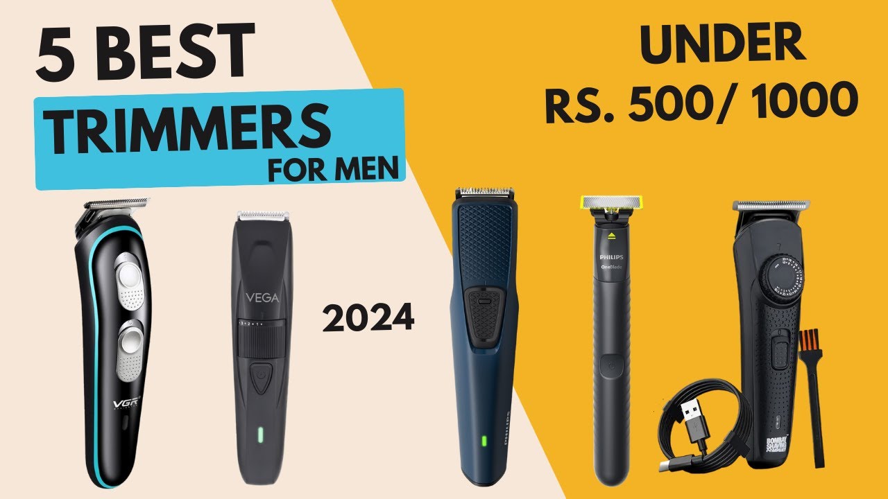 Best Trimmers Under 500 & 1000 in India 2024 | Best Trimmer for Men ...