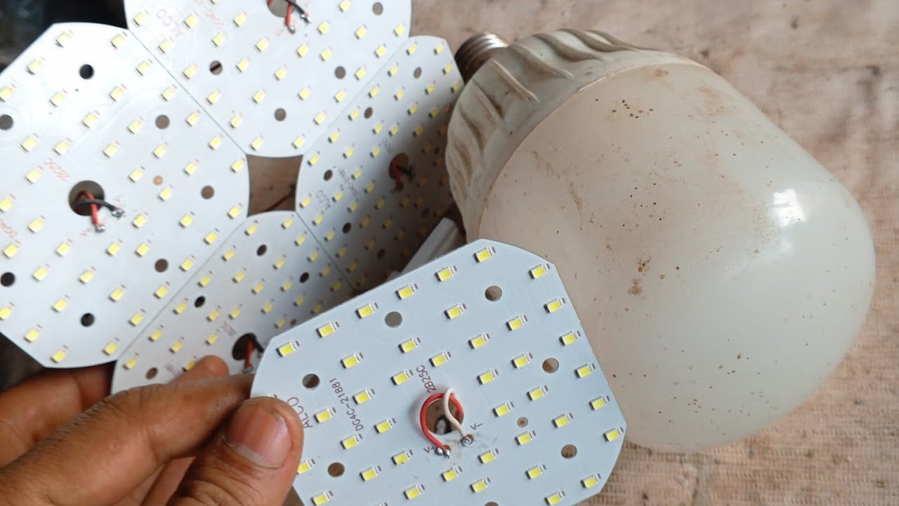How to make Old 50 watt led bulb make a new led bulb/how to ...
