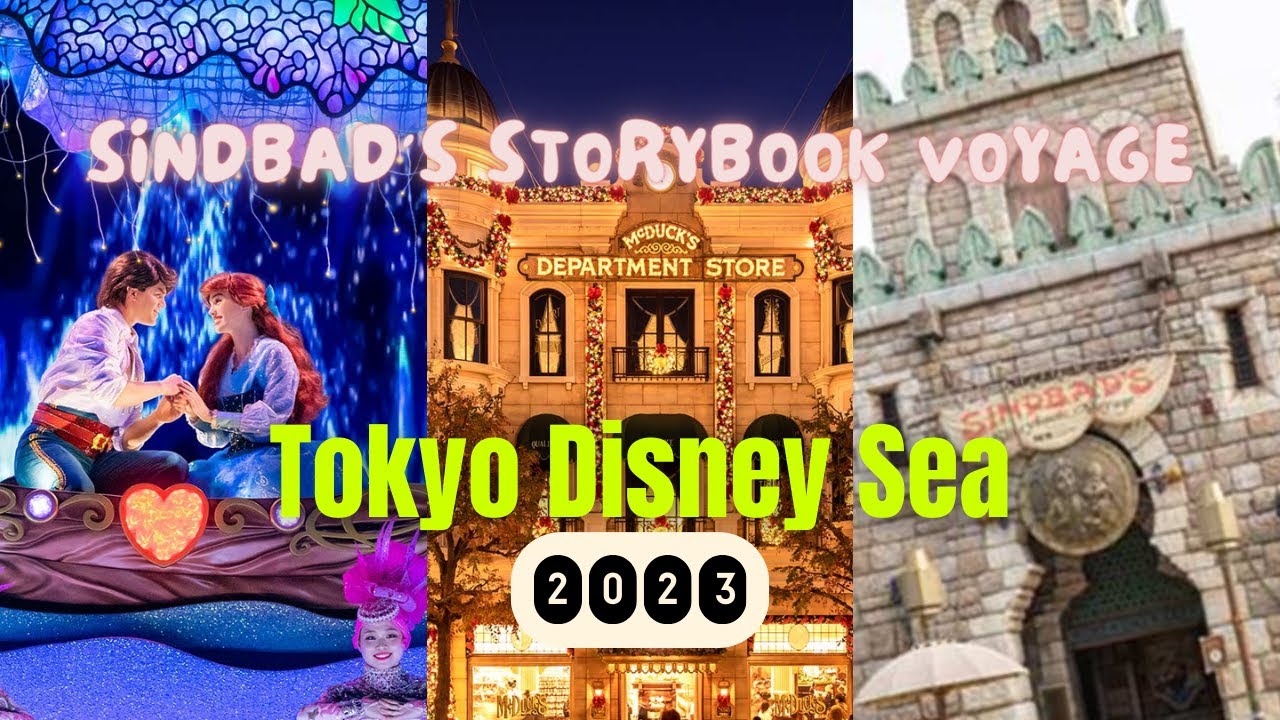 (6mins) 2023 DisneySea Sinbad Ride Tour | Must-See Tokyo Attractions ...