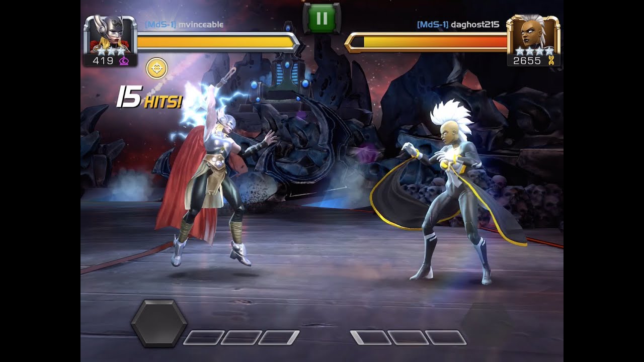 Thor (Jane Foster) vs. Storm | Marvel Contest of Champions - YouTube