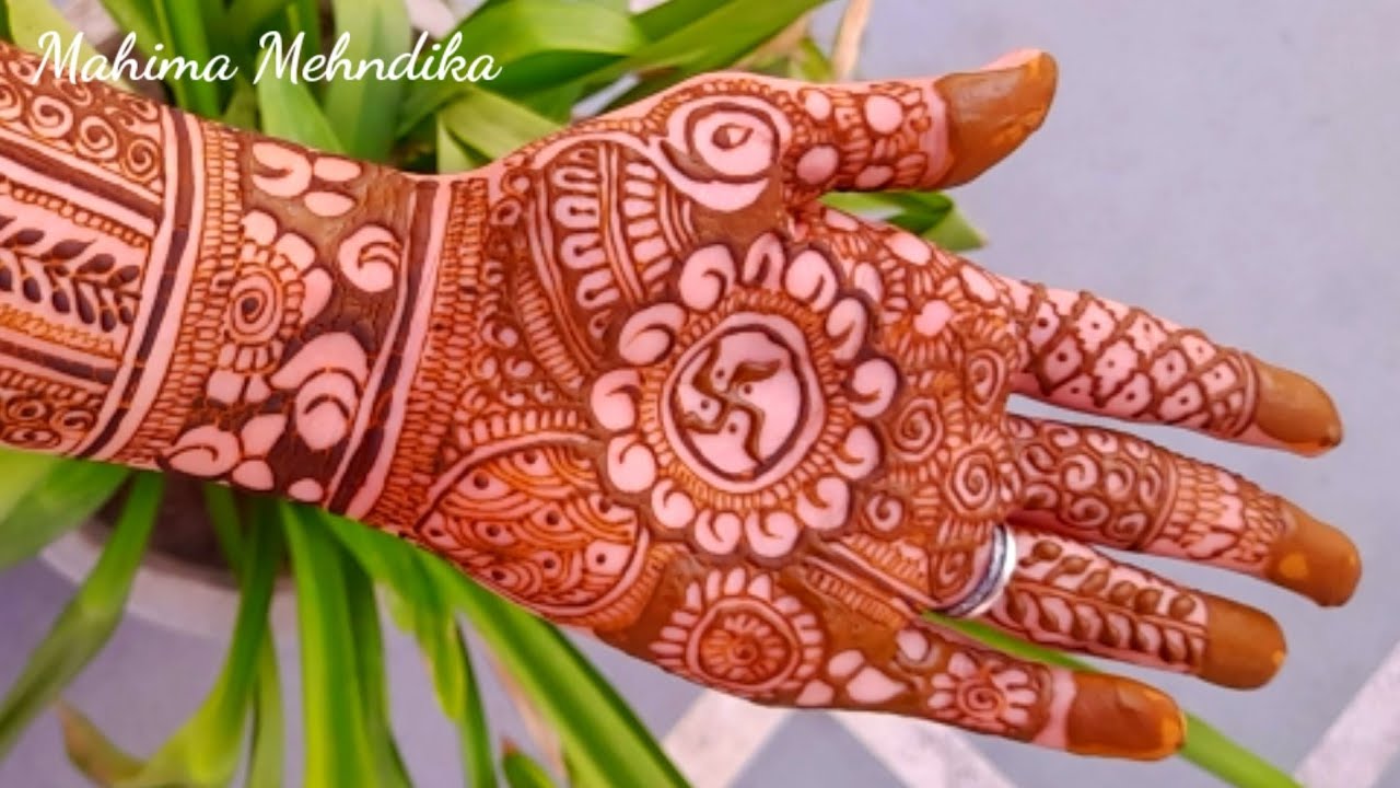 Full hand Mehndi | Dulhan Mehndi design | simple bharwa mehndi | Easy ...