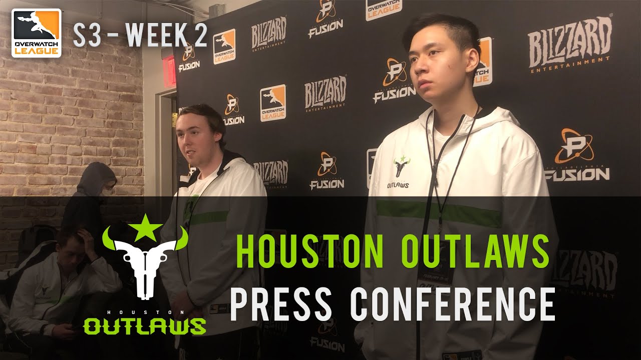 Houston Outlaws Press Conference | Overwatch League Week 2 - Day 1 ...