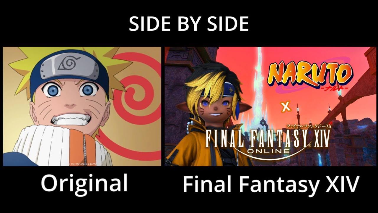 Naruto Opening 2, but it's a SIDE BY SIDE - FFXIV | Haruka Kanata [GMV ...