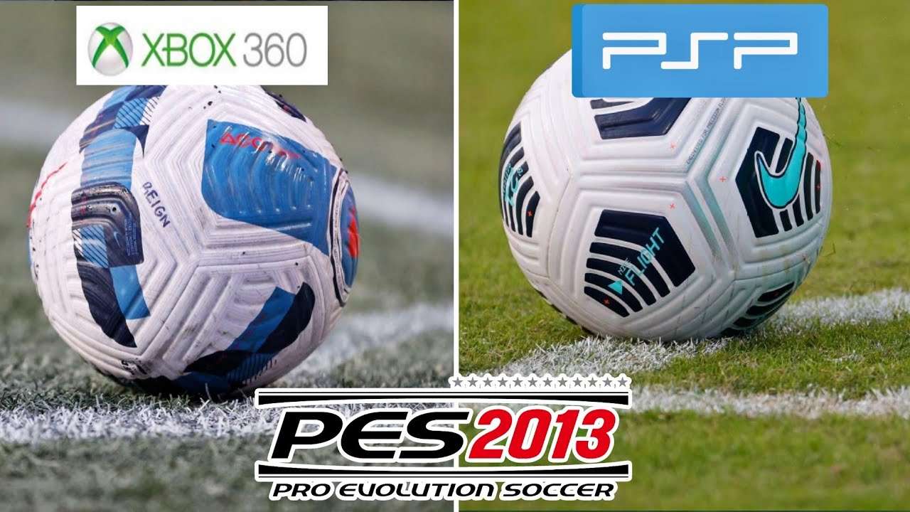 PES 2013 Xbox 360 Vs PSP - YouTube
