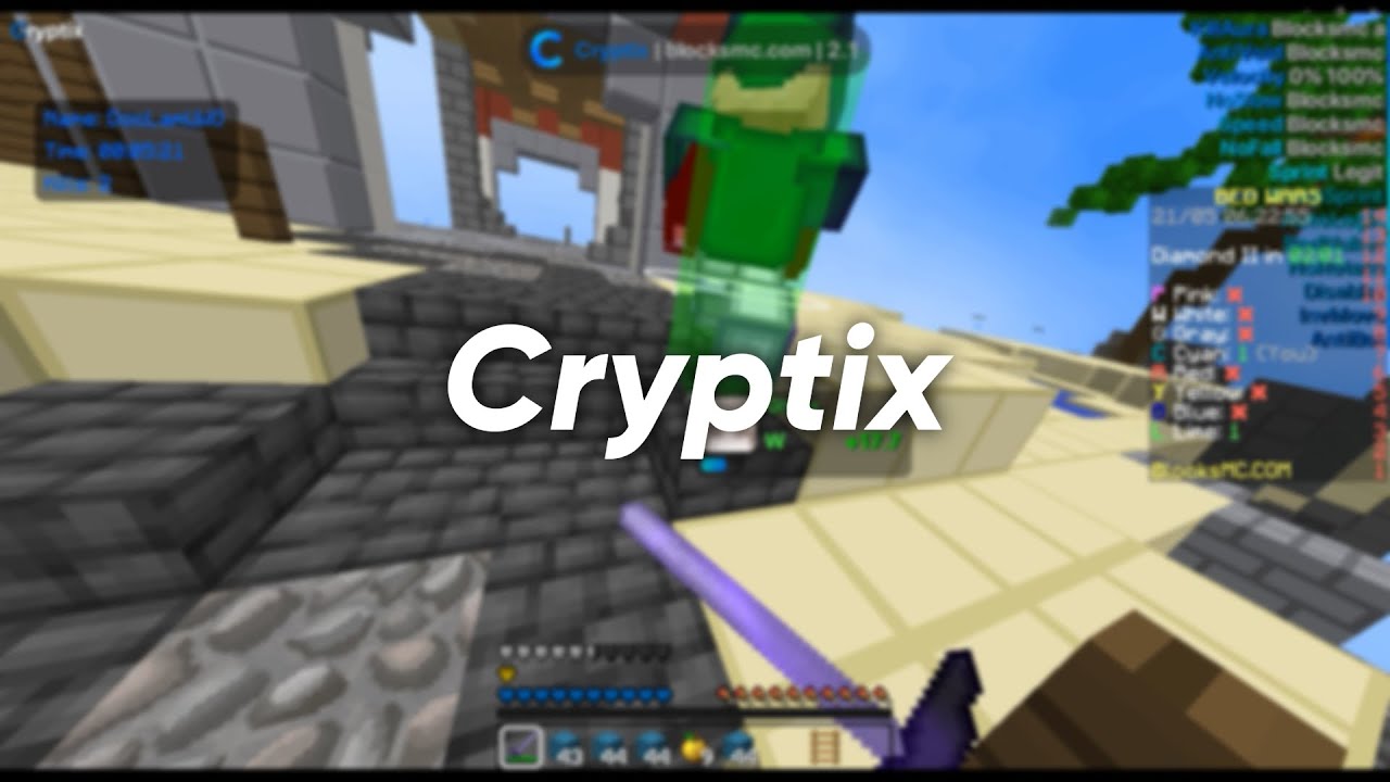 Cryptix is the best blocksmc hax ! - YouTube