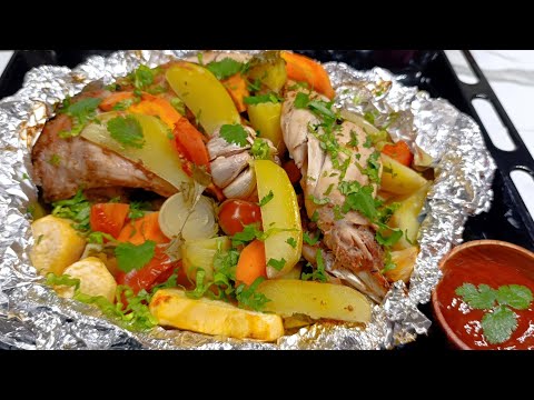 Quyon go'shtidan antiqa taom / an unique meal with rabbit meat #quyongo'shtidantaom #cookinglife