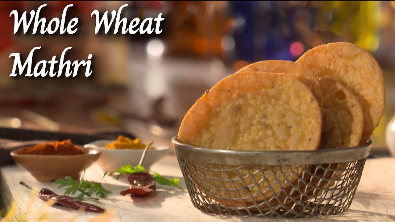 Atte ki Mathri Recipe made from Aashirvaad Atta | Wheat Flour Recipes ...