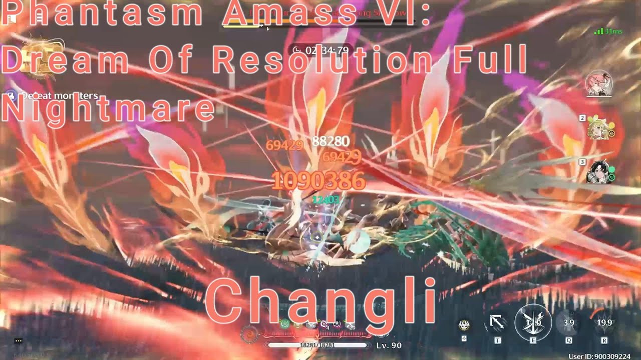 Phantasm Amass VI: Dream Of Resolution Full Nightmare 1 Million Damage ...
