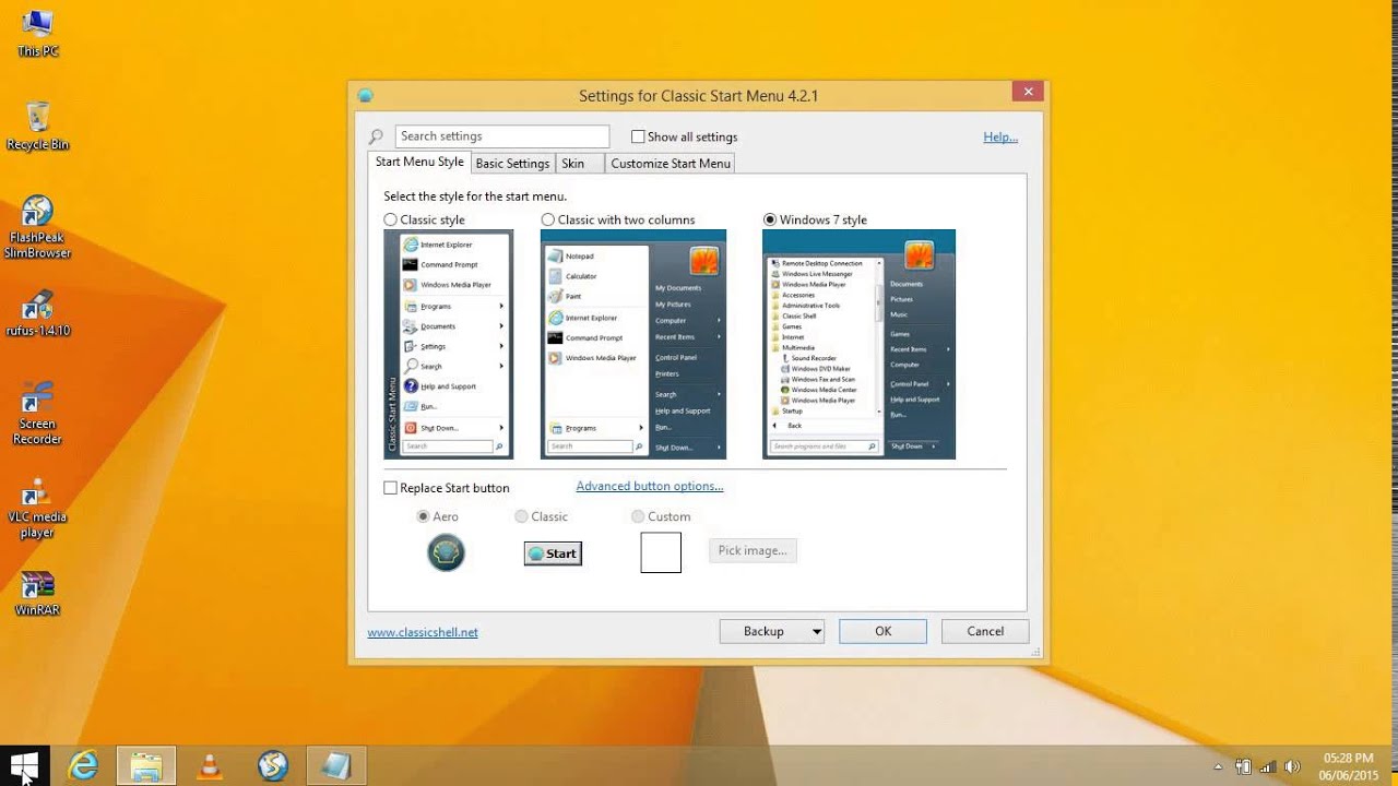 How To Change Windows 8 start scren - YouTube