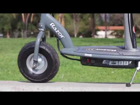 Razor E300S Seated Electric Scooter - YouTube