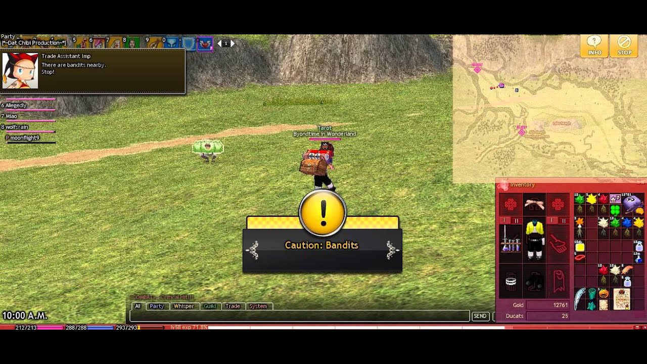 Mabinogi G15 - Commerce Trading System Tutorial (part 2) - Ambushes ...
