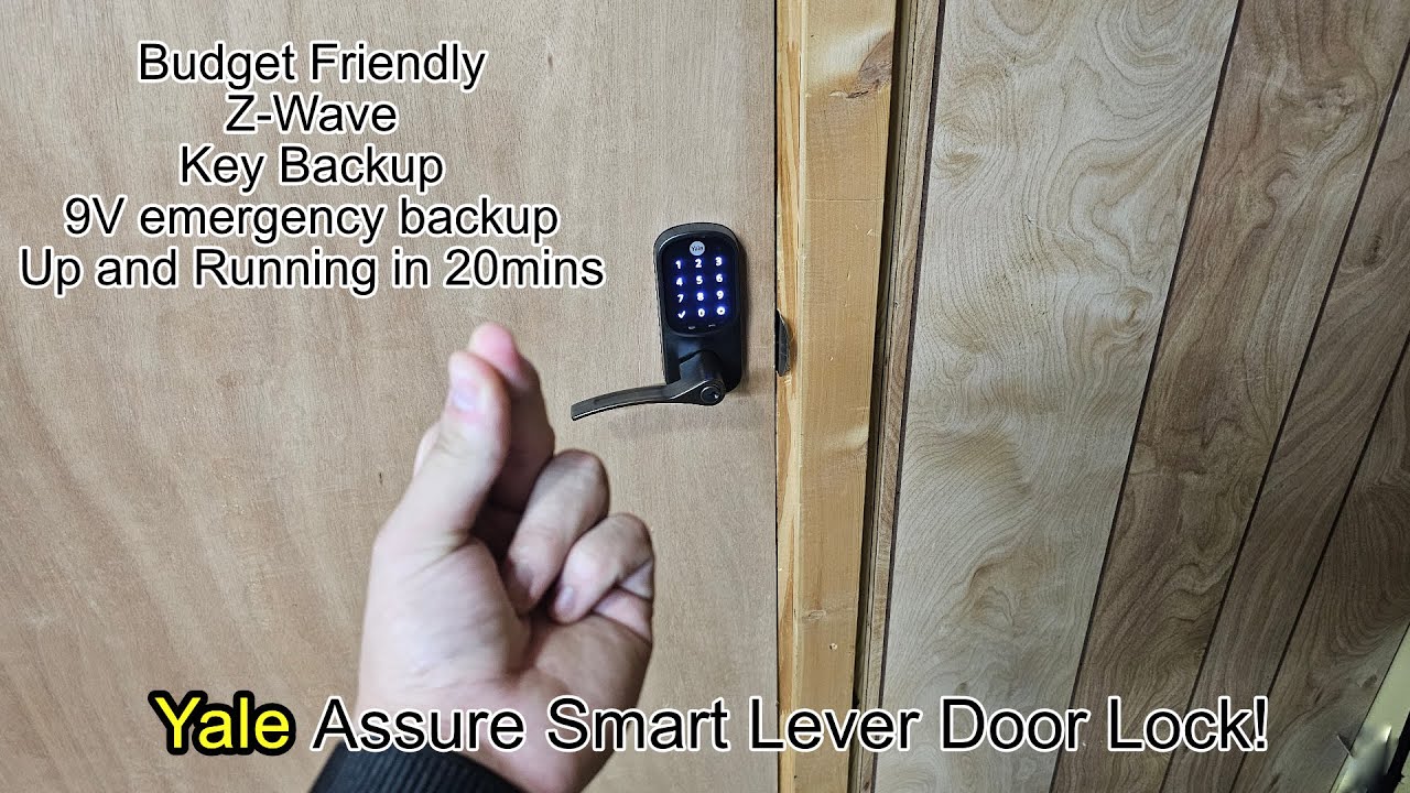 Yale Assure Z-Wave Smart Lock Install and Setup - YouTube