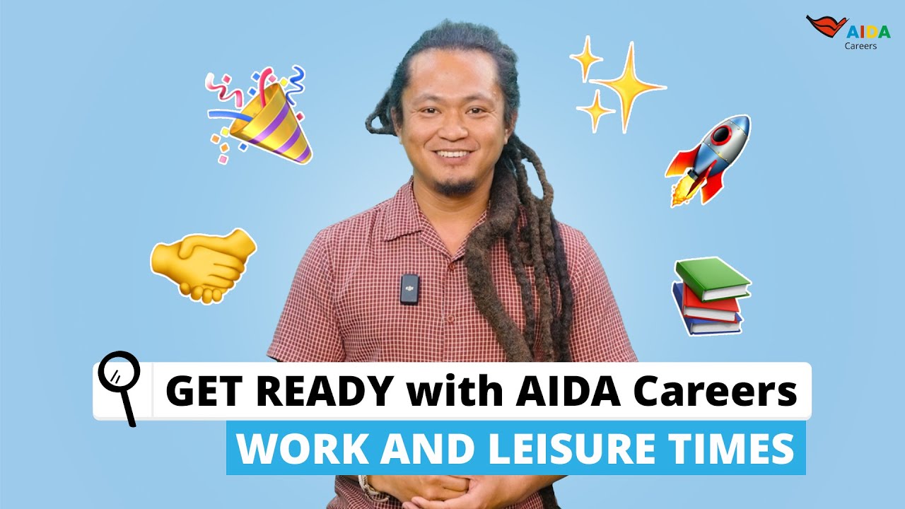 GET READY with AIDA Careers - Work and Leisure Times - YouTube