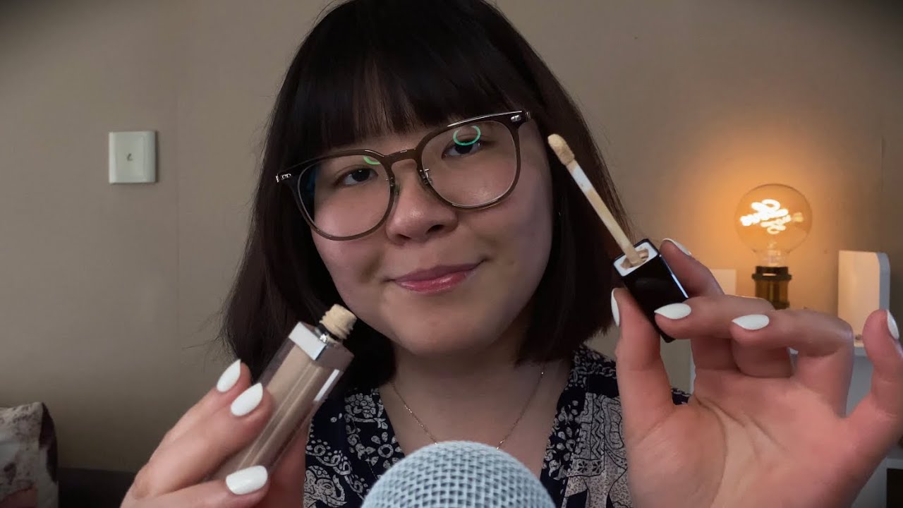 Asmr Pamper you by doing your makeup (lots of makeup pumping sounds+ ...