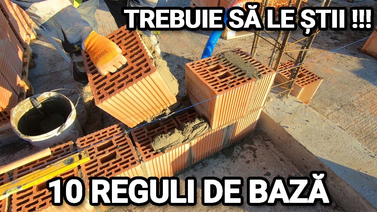 Cum zidesti corect peretii din blocuri ceramice Brikston, Porotherm ...