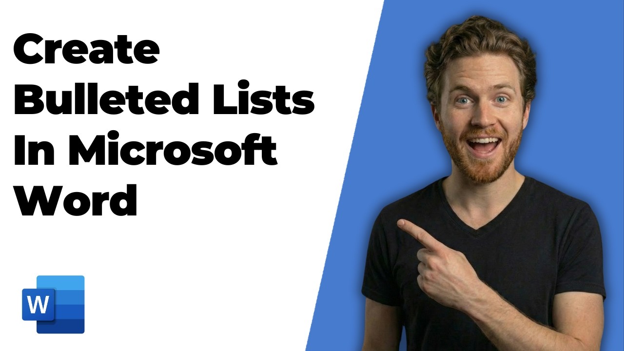 How To Create Bulleted Lists In Microsoft Word (Easy Guide) - YouTube