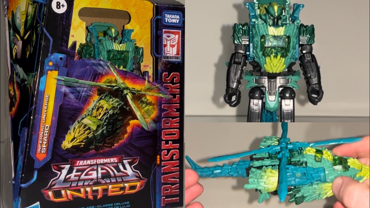 How to transform legacy united Shard. Transformers deluxe class ...