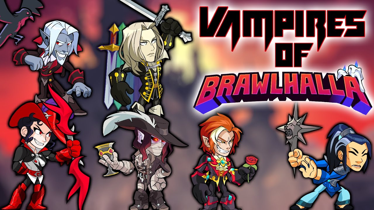 Vampires of Brawlhalla 🦇 • 1v1 Gameplay with ALL Vampires - YouTube