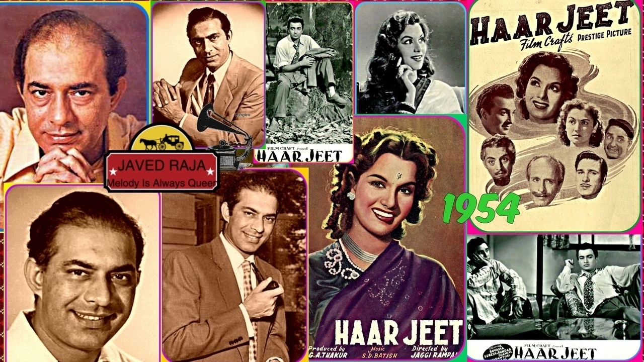 TALAT MEHMOOD-Film-HAAR JEET-{1954}~Khamosh Hain Sitare Aur Raat-[A ...