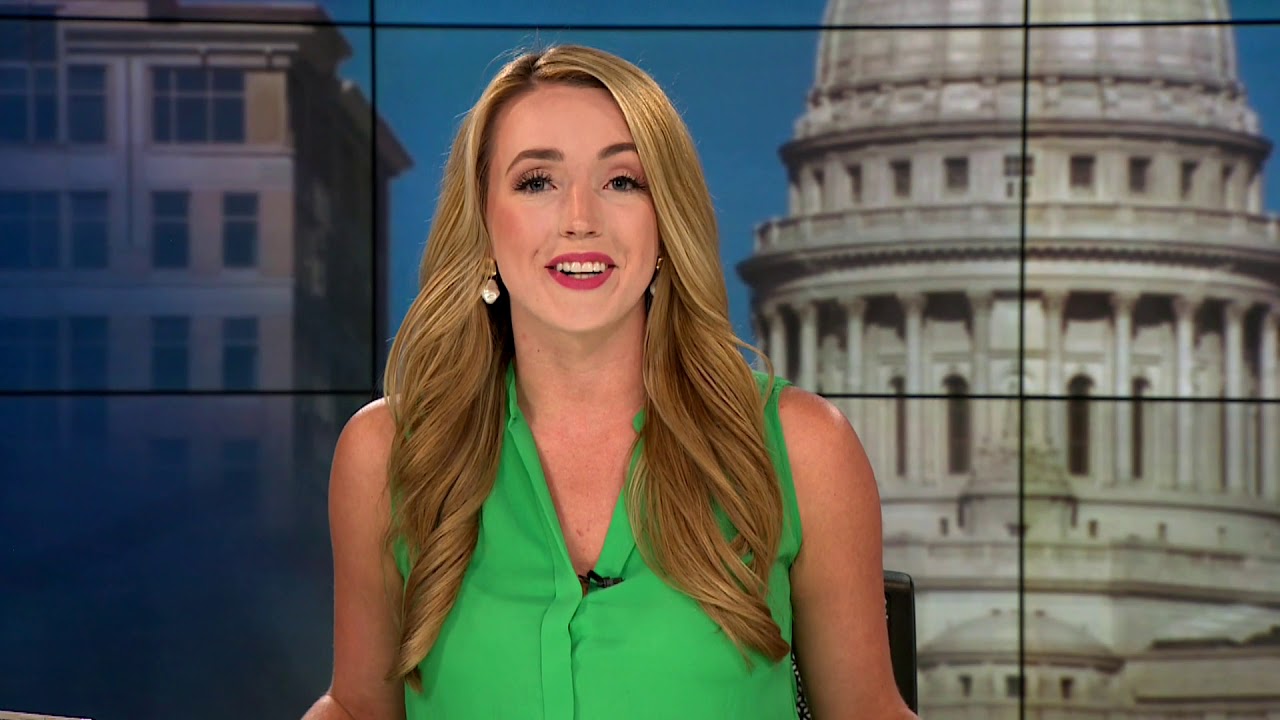 Morgan Wolfe co-anchoring and solo anchoring newscasts - YouTube