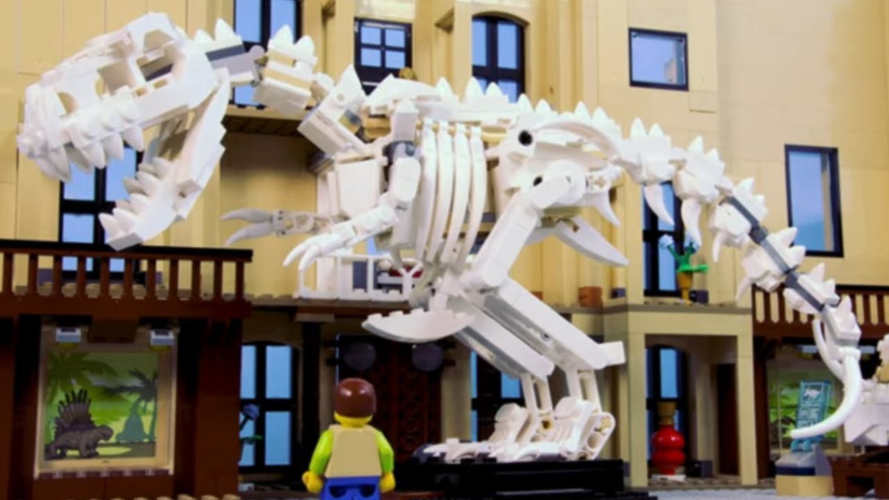lego-dinosaur-fossil-fail-stop-motion-lego-museum-t-rex-build-lego