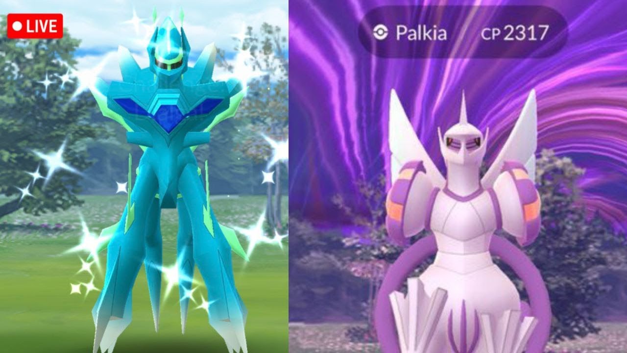 ORIGIN FORM DIALGA AND PALKIA|RAID INVITES | POKEMON GO LIVE - YouTube