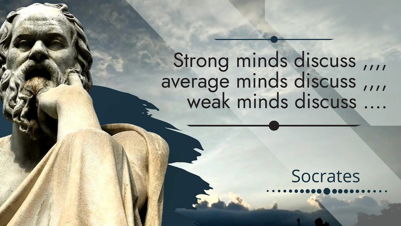 Socrates quote about life @Great Quote Channel - YouTube