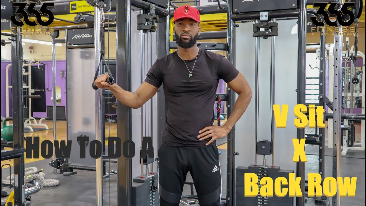 How TO Do V Sit X Back Row - Three6Five Fitness - YouTube