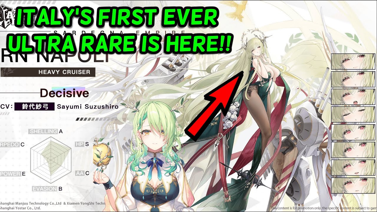 ITALY'S FIRST EVER ULTRA RARE SHIP IS HERE!! | Azur Lane - YouTube
