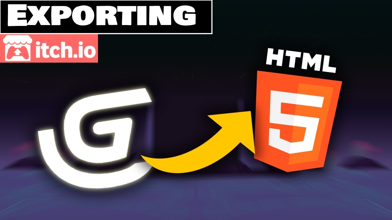 Como exportar jogo para Web na GDevelop 5 - YouTube