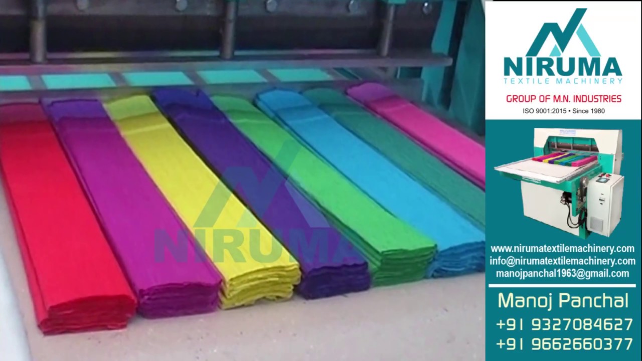 Automatic Zigzag Crepe Paper Cutting Machine - YouTube