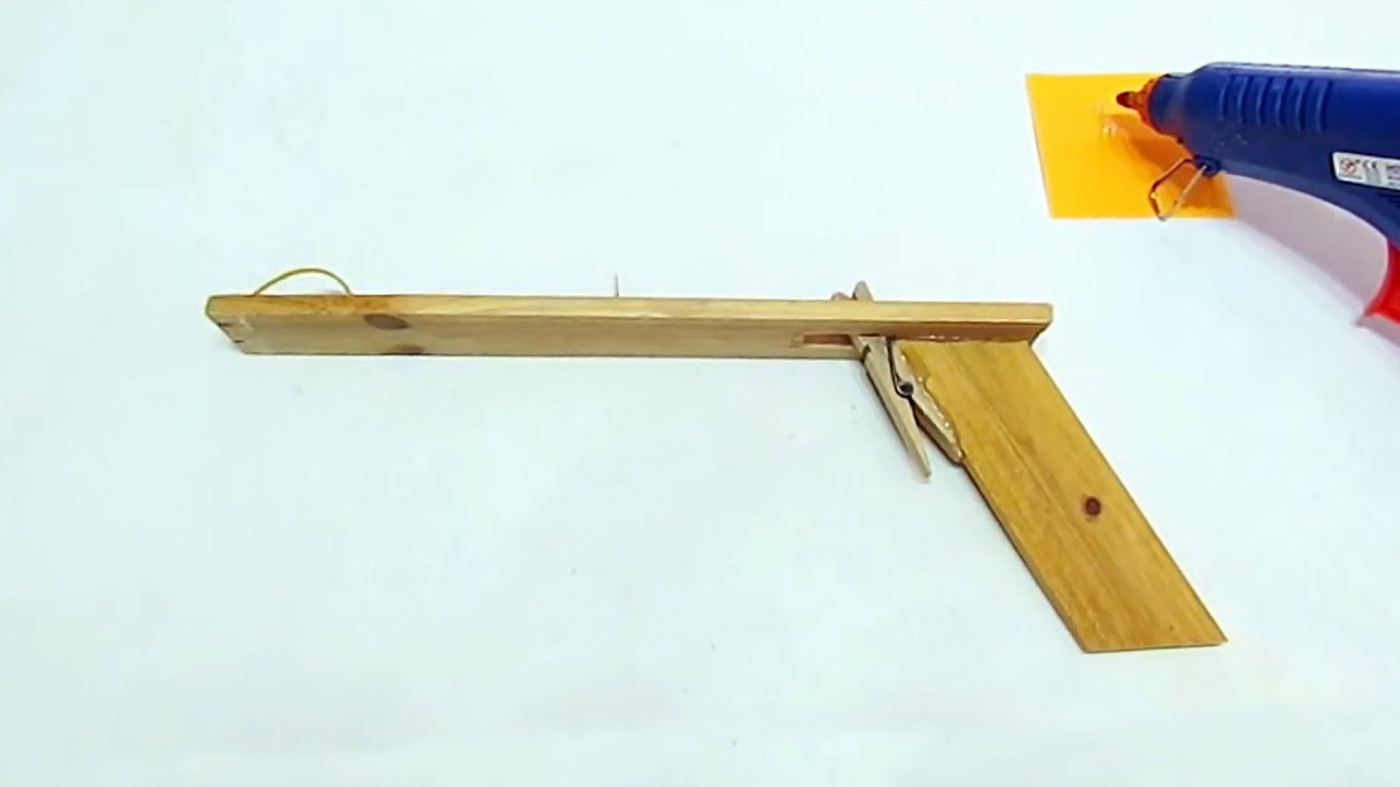 HOW TO MAKE A RUBBER GUN - YouTube