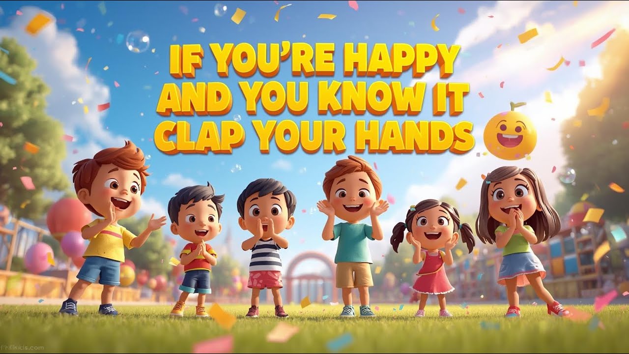 If You’re Happy and You Know It Clap Your Hands 👏 | Fun Nursery Rhyme ...